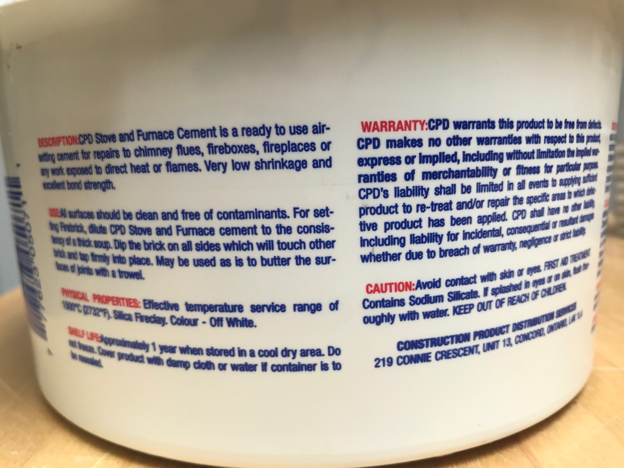 High Temperature Mortar – Shaw Brick