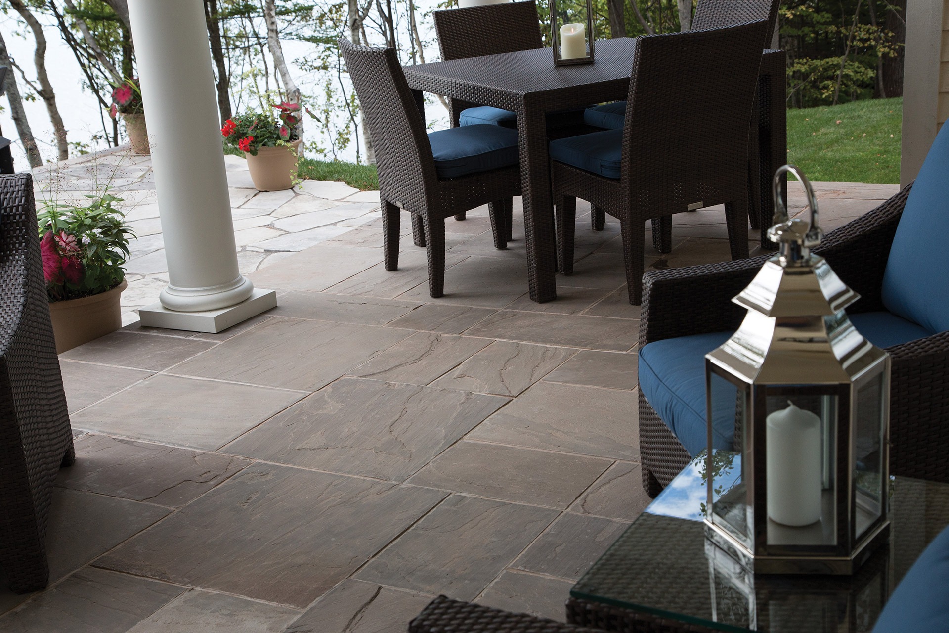 Square Flagstone Patio