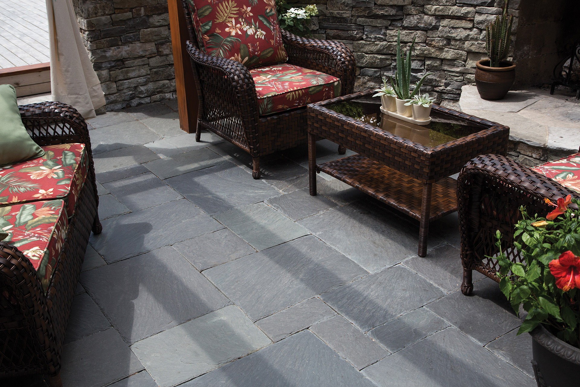 Square Flagstone Patio